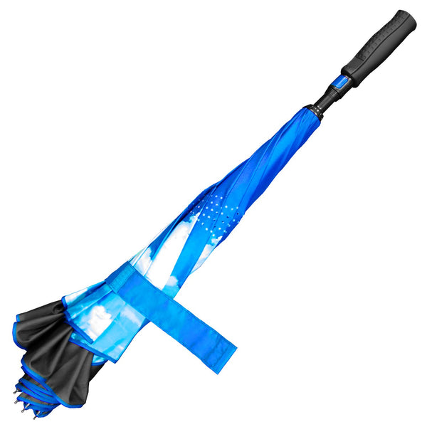 Wholesale Auto Open Blue Sky Inverted Umbrella - Umbrella Bazaar - A ...